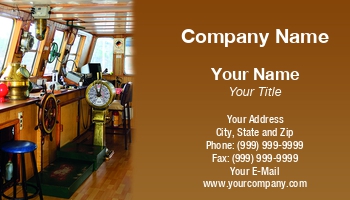 Boat Captain Business Cards