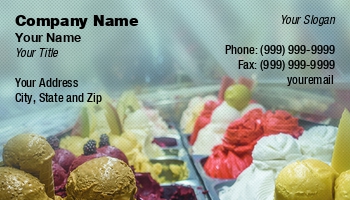 Ice Cream Business Cards