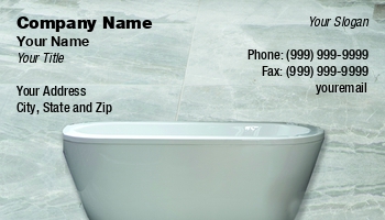 Bathroom Remodeling Business Cards