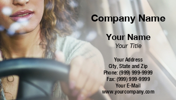 Driving School Business Cards