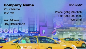 Cab Business Cards