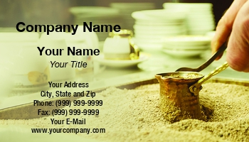 Coffee Shop Business Cards