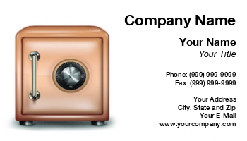 Safes and Vaults Business Cards