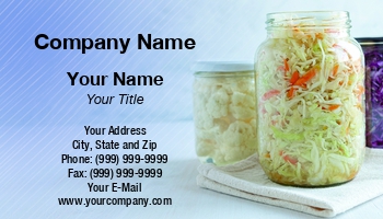 Food Industry Business Cards