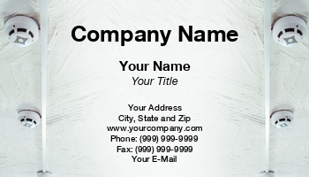 Safety Equipment Business Cards