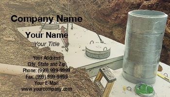 Septic Systems Business Cards
