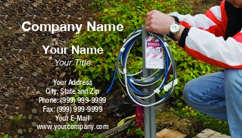 Cable Installation Business Cards