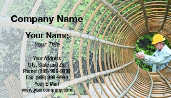 Metalworker Business Cards