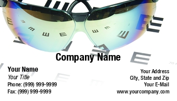 Eyeglasses Business Cards