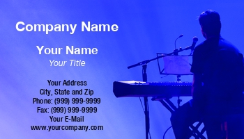 Singer Business Cards