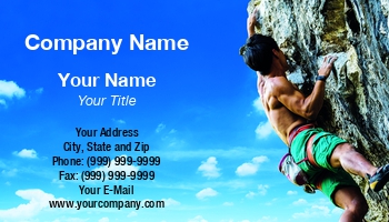 Climbing Business Cards