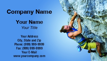 Climbing Business Cards
