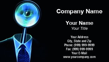 Criminal Justice Business Cards