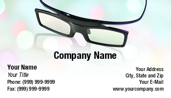 Eyeglasses Business Cards