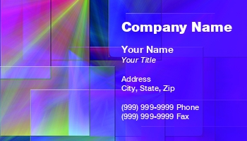 Rainbow Business Cards