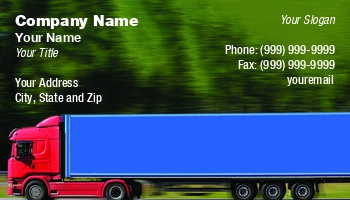 Truck Loader Business Cards