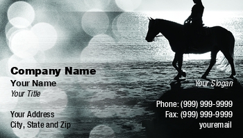 Horse Riding Business Cards