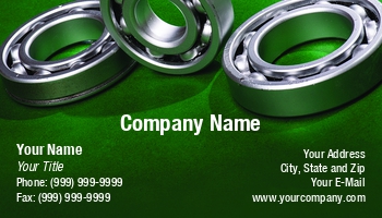 Machinist Business Cards