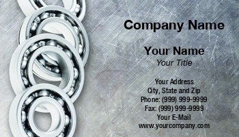 Machinist Business Cards