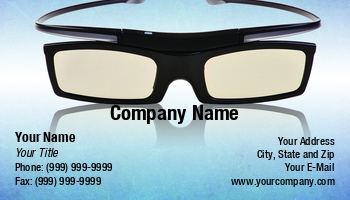 Eyeglasses Business Cards