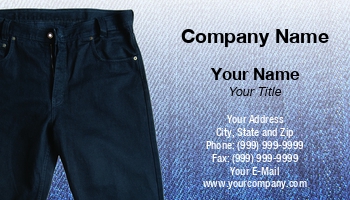 Jeans Business Cards