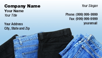 Jeans Business Cards