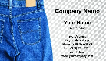 Jeans Business Cards