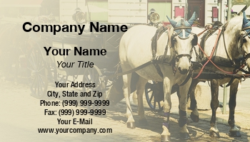 Horse Riding Business Cards
