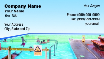 Pool Service Business Cards
