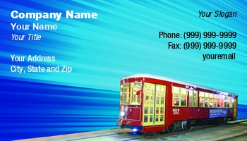 Streetcar Operator Business Cards