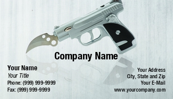 Gunsmith Business Cards
