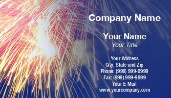 Fireworks Business Cards