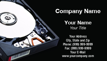 Computer Data Recovery Business Cards