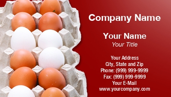 Poultry Business Cards