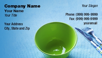 Crockery Business Cards