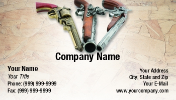Firearms Business Cards