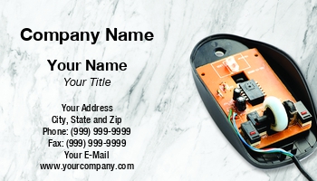 Computer Hardware Visiting Card Matter