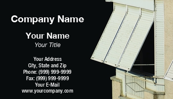 Window Tinting Business Cards