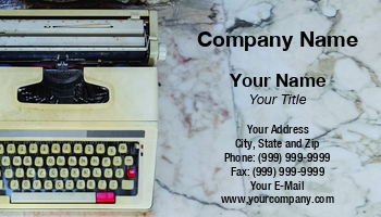 Typesetting Business Cards