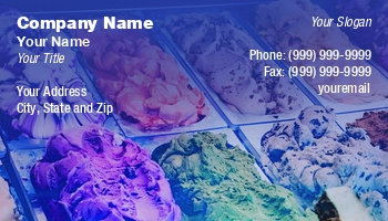 Ice Cream Business Cards