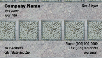 Masonry Business Cards