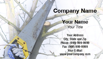 Tree Pruner Business Cards