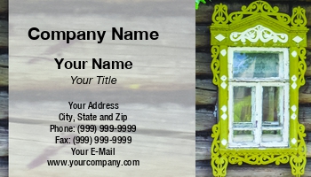Window Tinting Business Cards