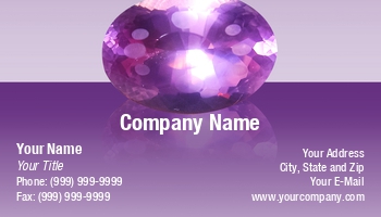 Gemologist Business Cards