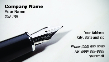 Calligraphy Business Cards