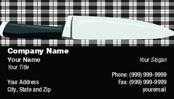 Blade Sharpening Business Cards