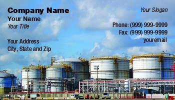 Oil and Gas Business Cards
