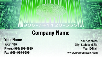 Barcode Scanning Business Cards