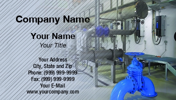 Wastewater Treatment Business Cards