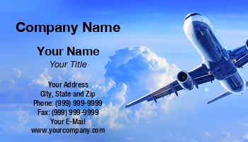 Flight Attendant Business Cards